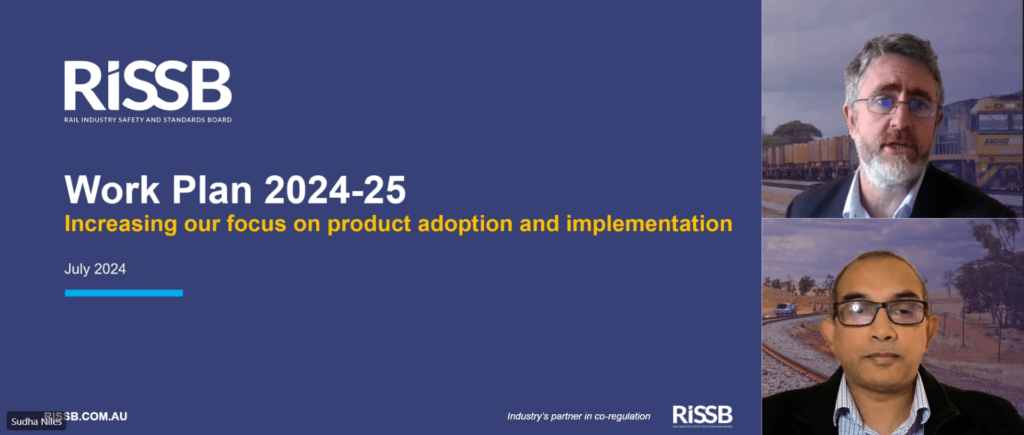 RISSB’s Work Plan 2024 - 2025 | Rail Industry Safety and Standards Board