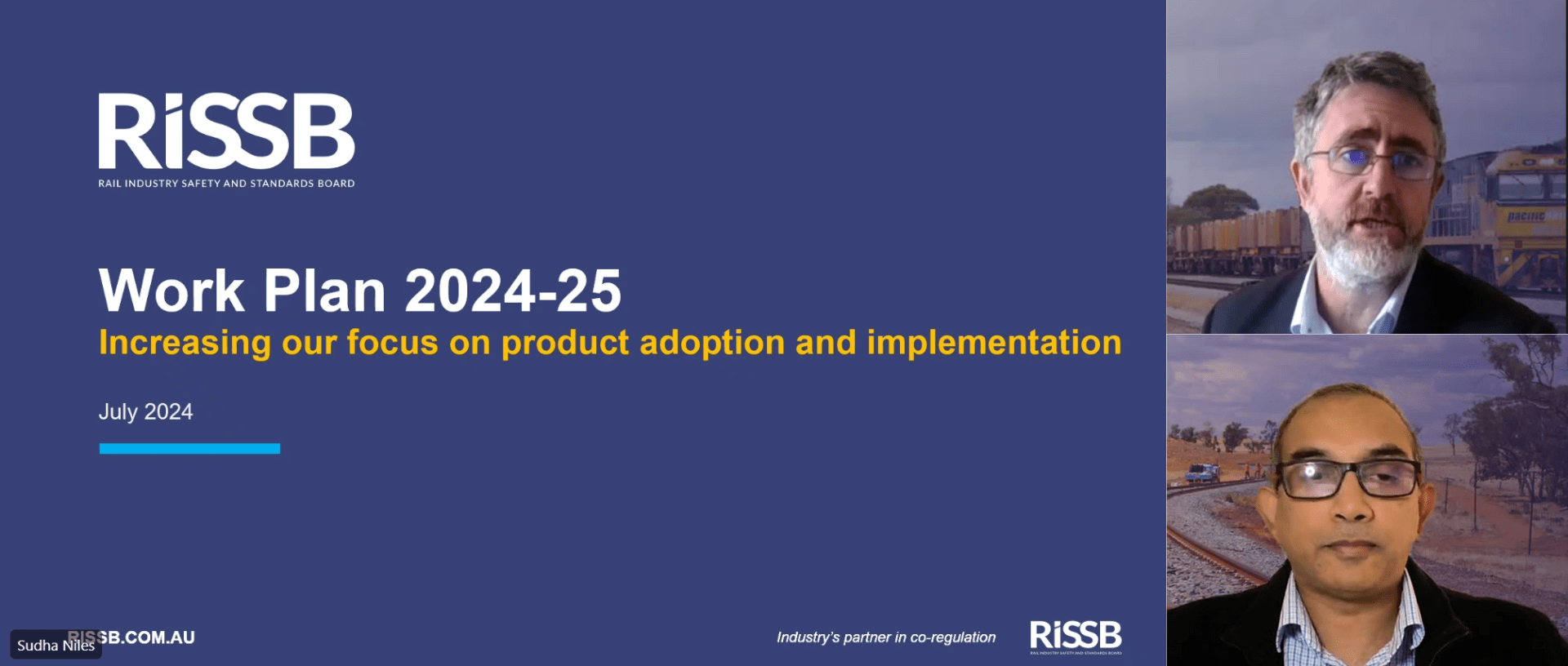 RISSB’s Work Plan 2024 - 2025 | Rail Industry Safety and Standards Board